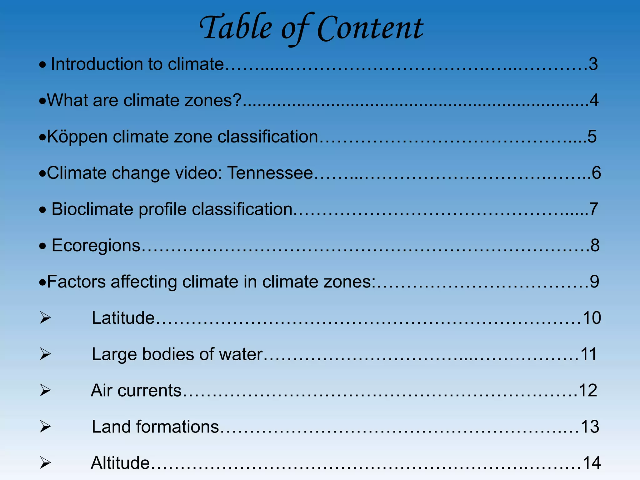 Climate zones and climate changes (2) | PPTX
