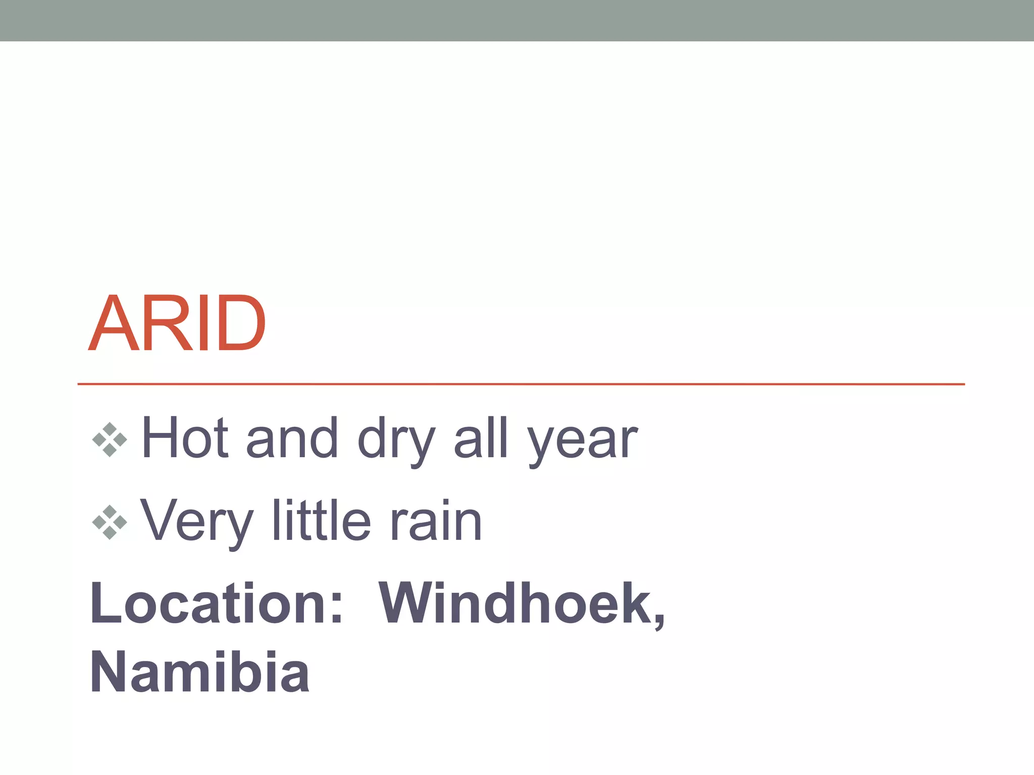 Climate Zones | PPTX