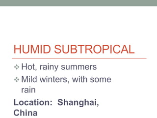 Climate Zones | PPTX