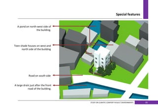 Climatic analysis of a built form | PPT