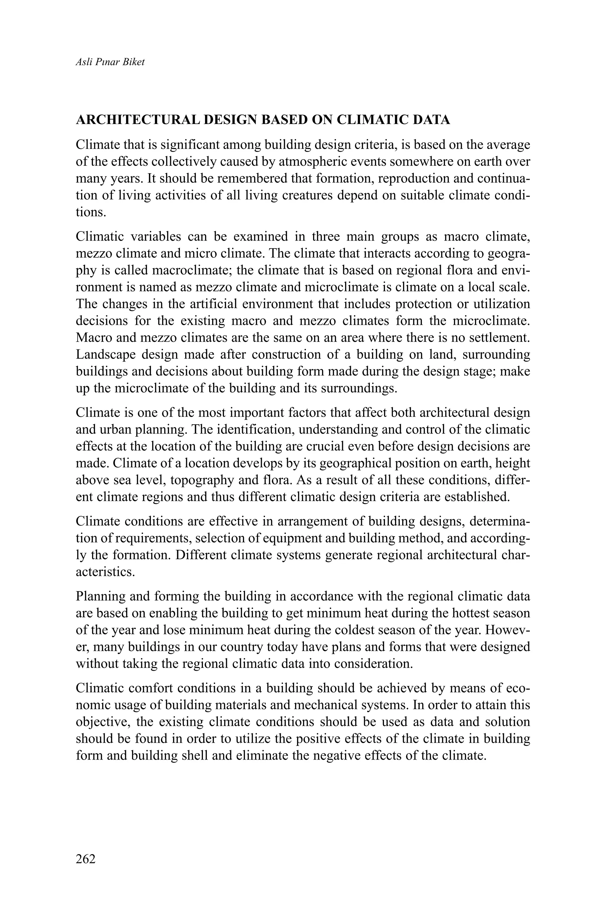 Climatic architectural | PDF