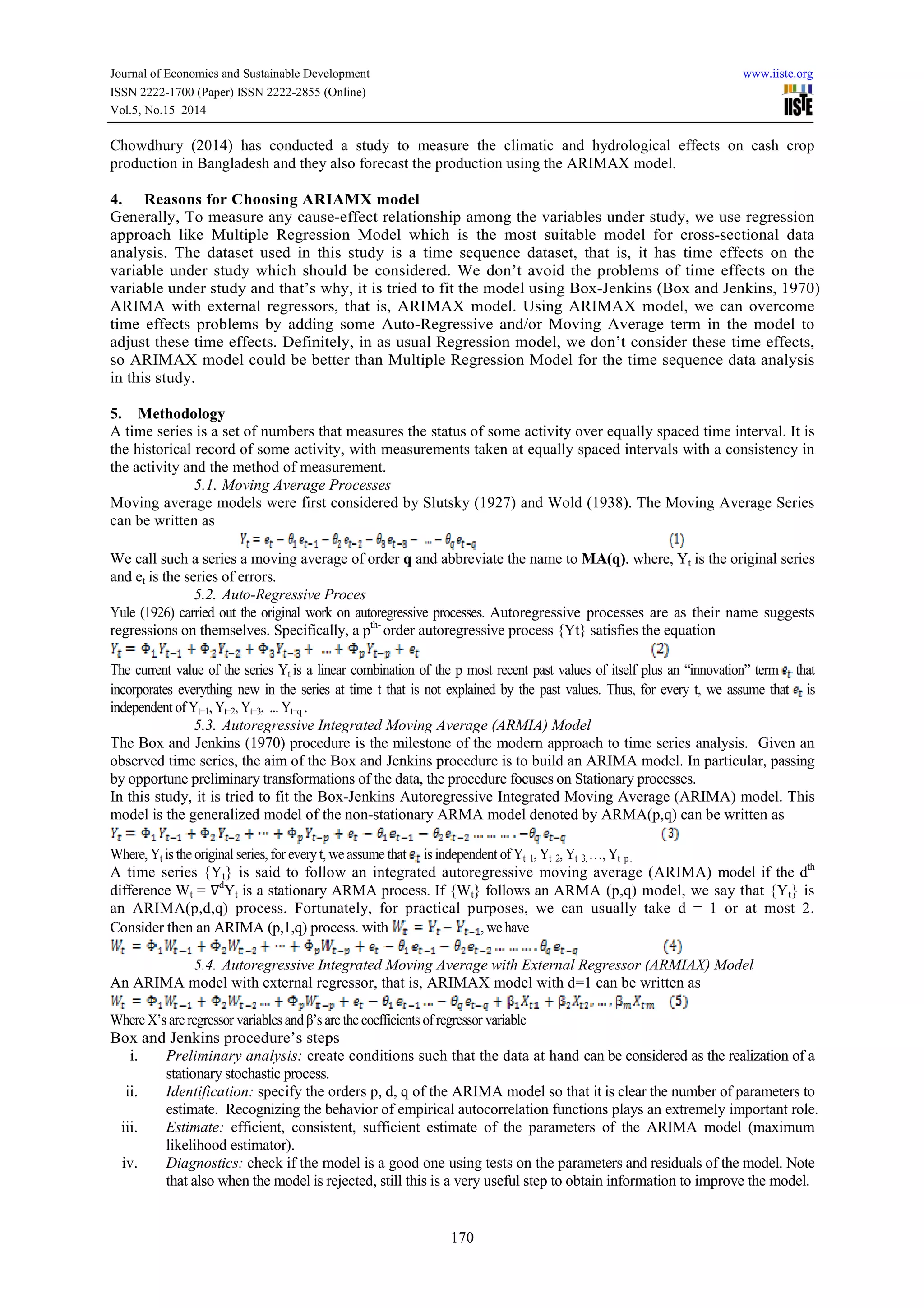 Climatic effects on major pulse crops production in bangladesh an ...