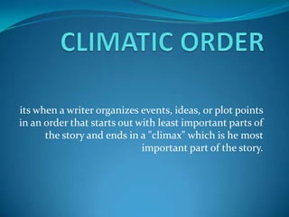 Climatic Order | PPTX