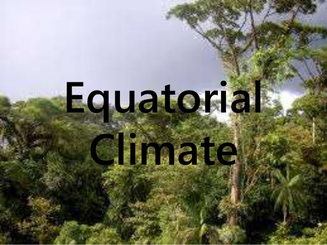 Upper Secondary Geography-Climatic types