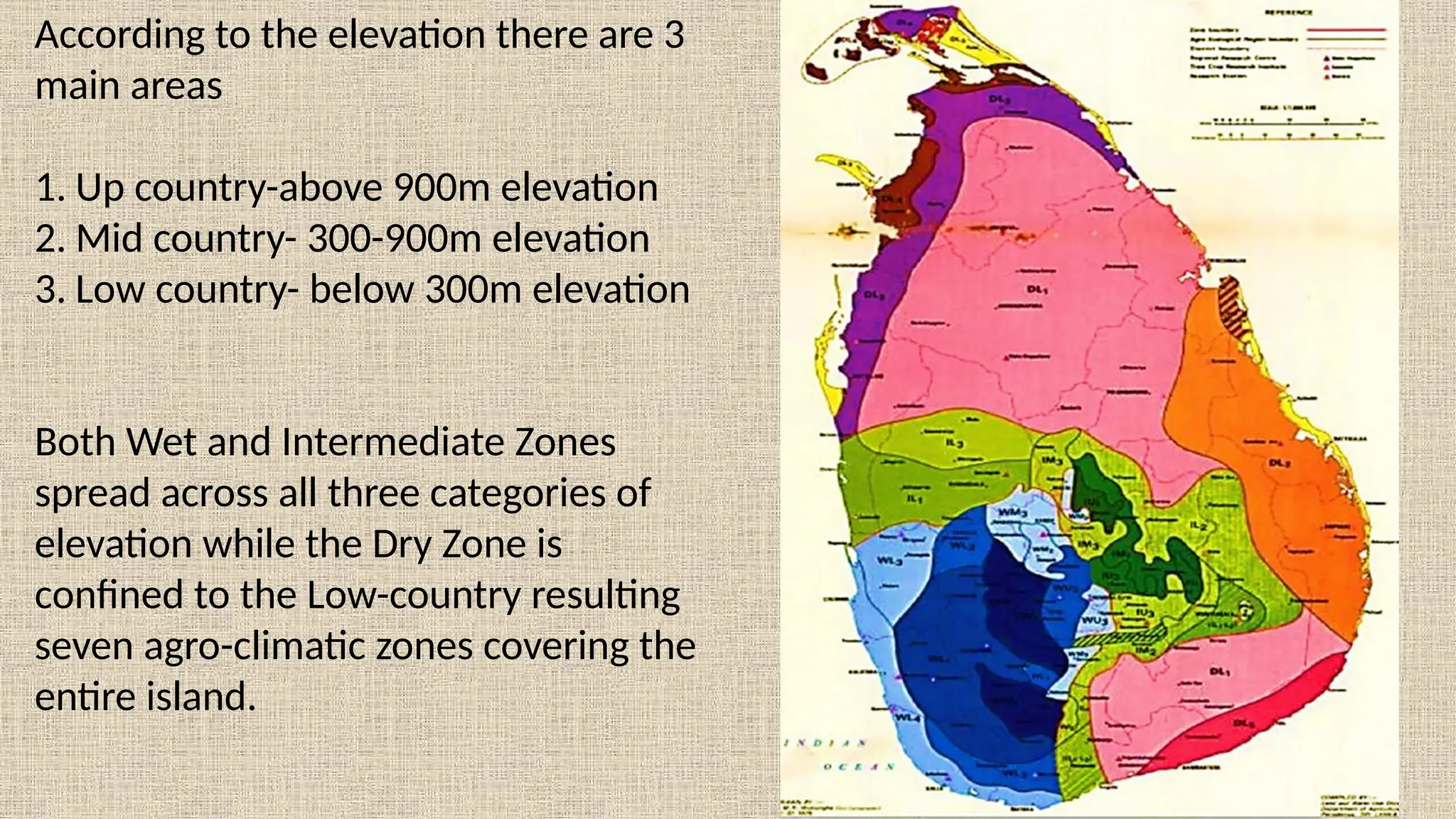 climatic zones of Sri Lanka. , for students | PPTX