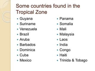 Climatic zones | PPTX