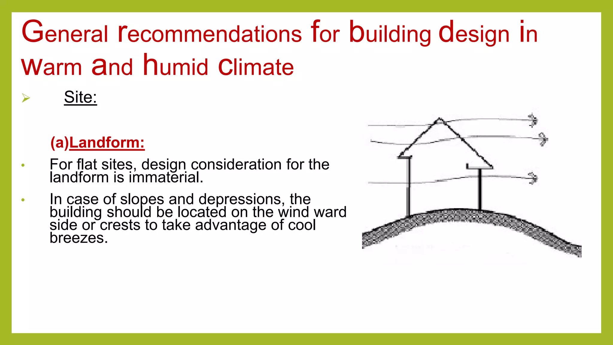 Climatic zones. warm and humid | PDF