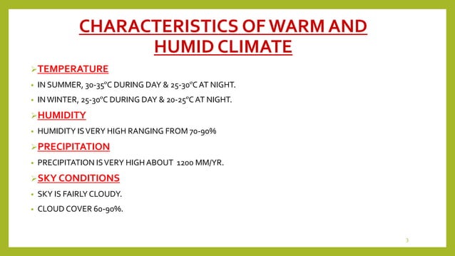 Climatic zones. warm and humid | PDF | Indoor Environmental Quality ...