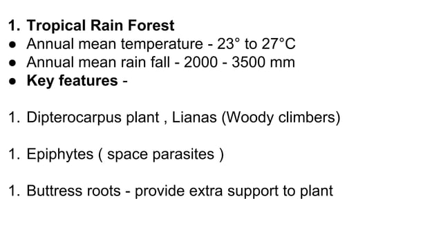 Climatic zones and different biomes in india | PPTX