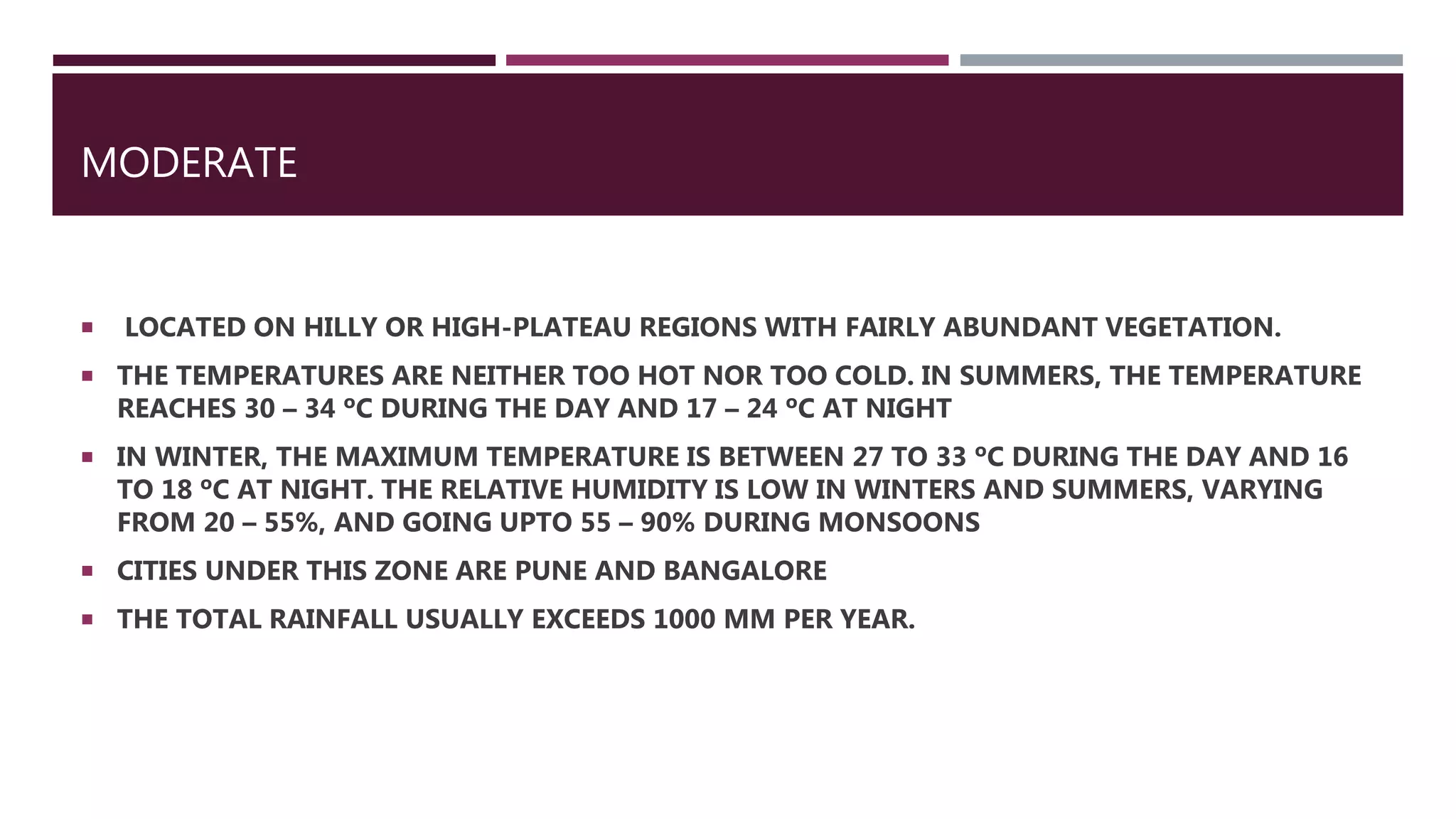 Climatic zones in india | PPTX