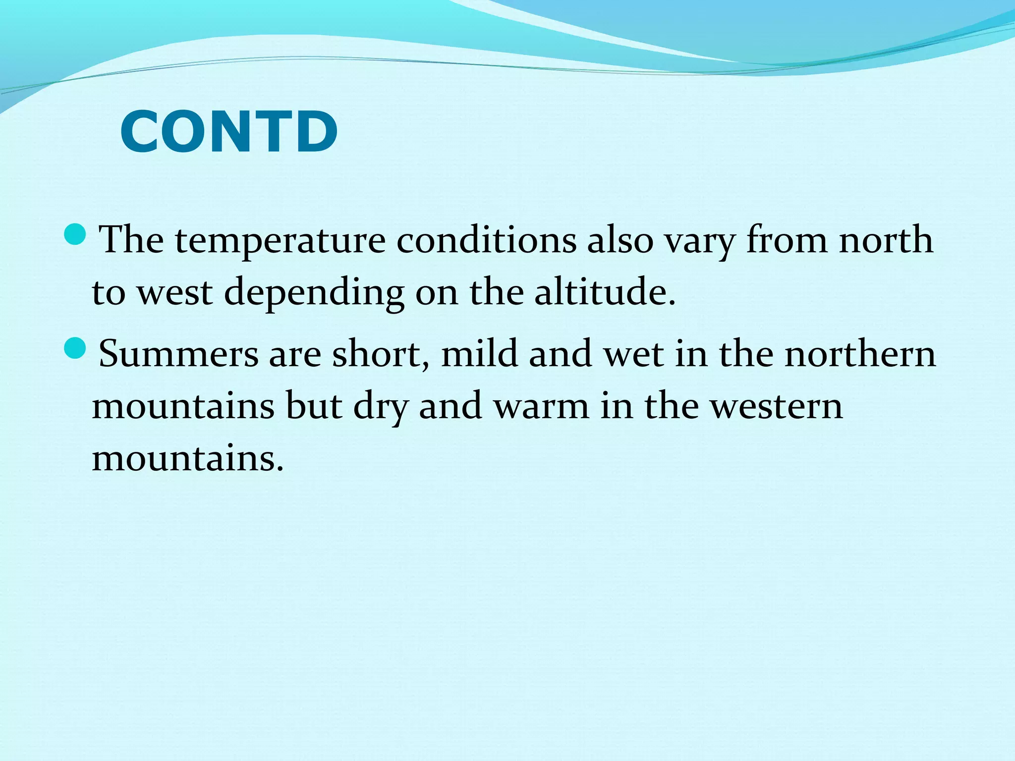 Climatic zones of pakistan | PPT