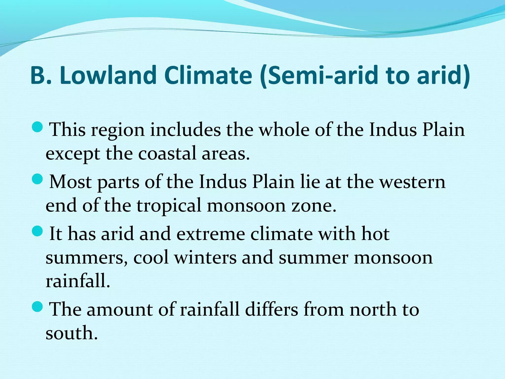 Climatic zones of pakistan | PPT