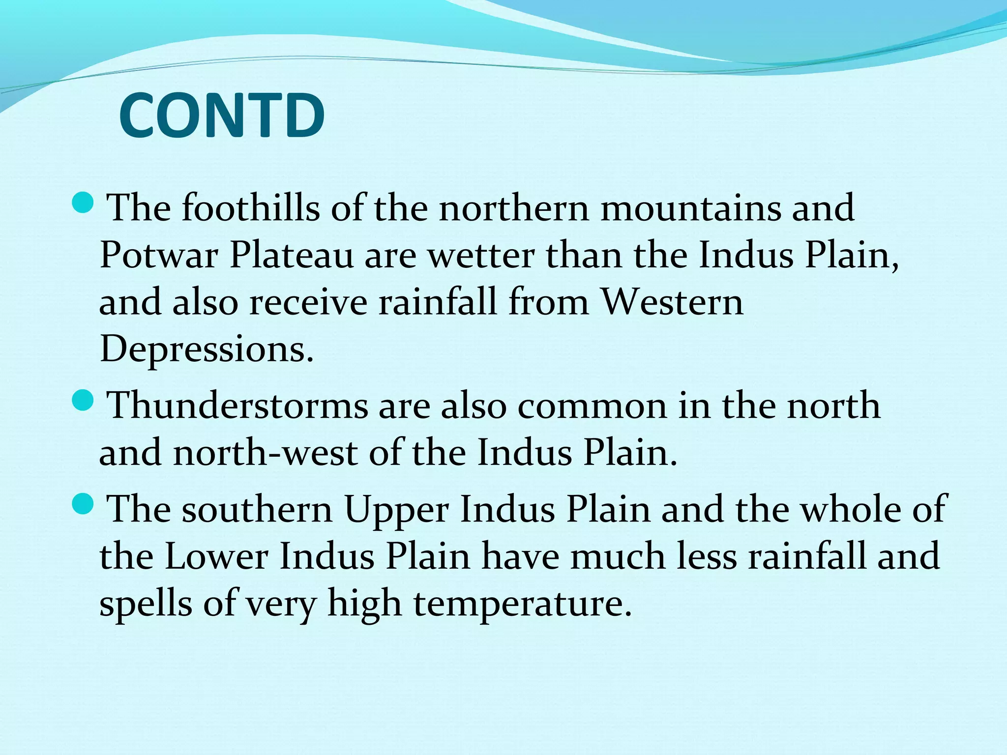 Climatic zones of pakistan | PPT