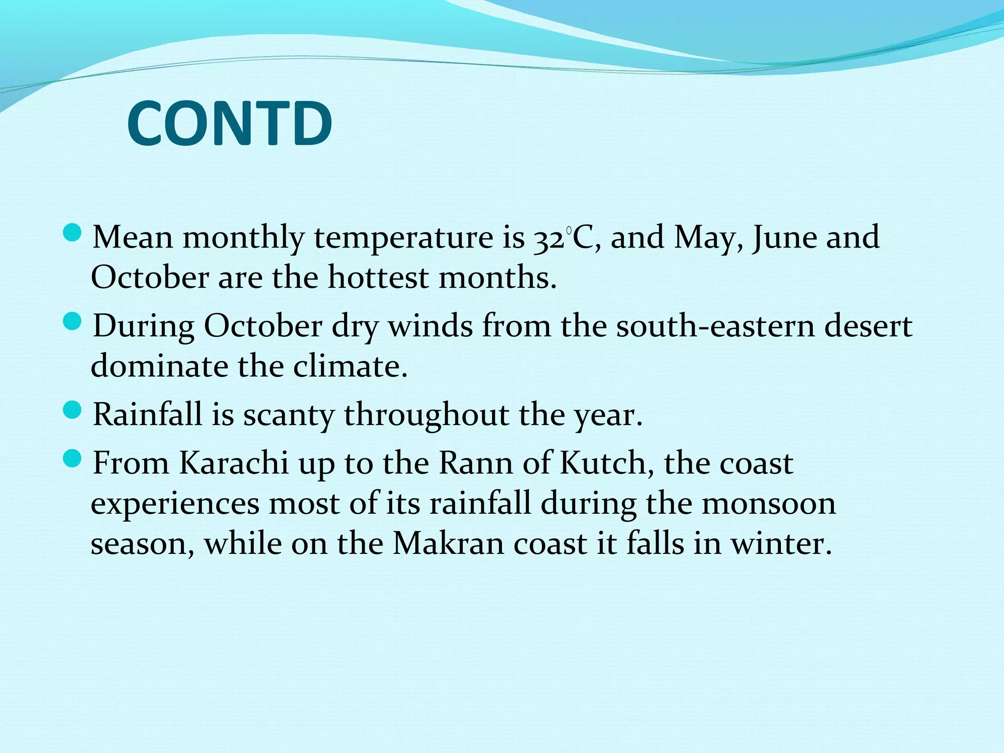 Climatic zones of pakistan | PPT