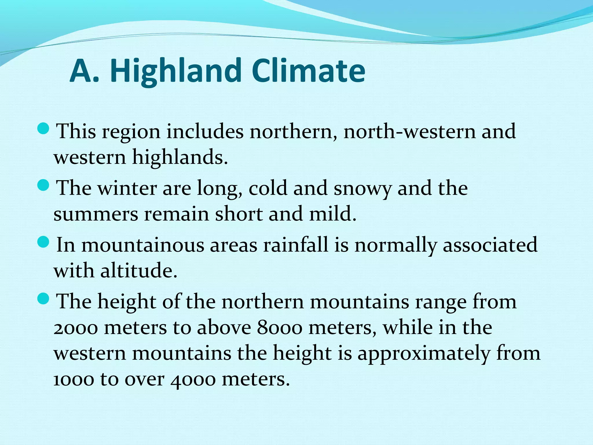 Climatic zones of pakistan | PPT