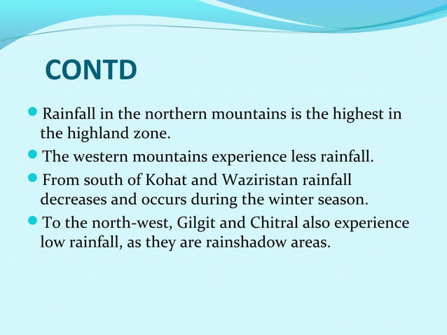 Climatic zones of pakistan | PPT
