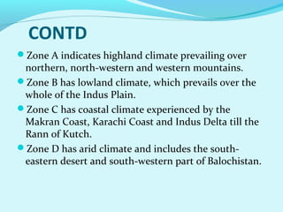 Climatic zones of pakistan | PPT