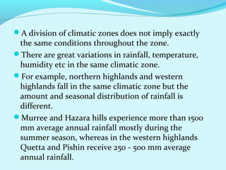 Climatic zones of pakistan | PPT