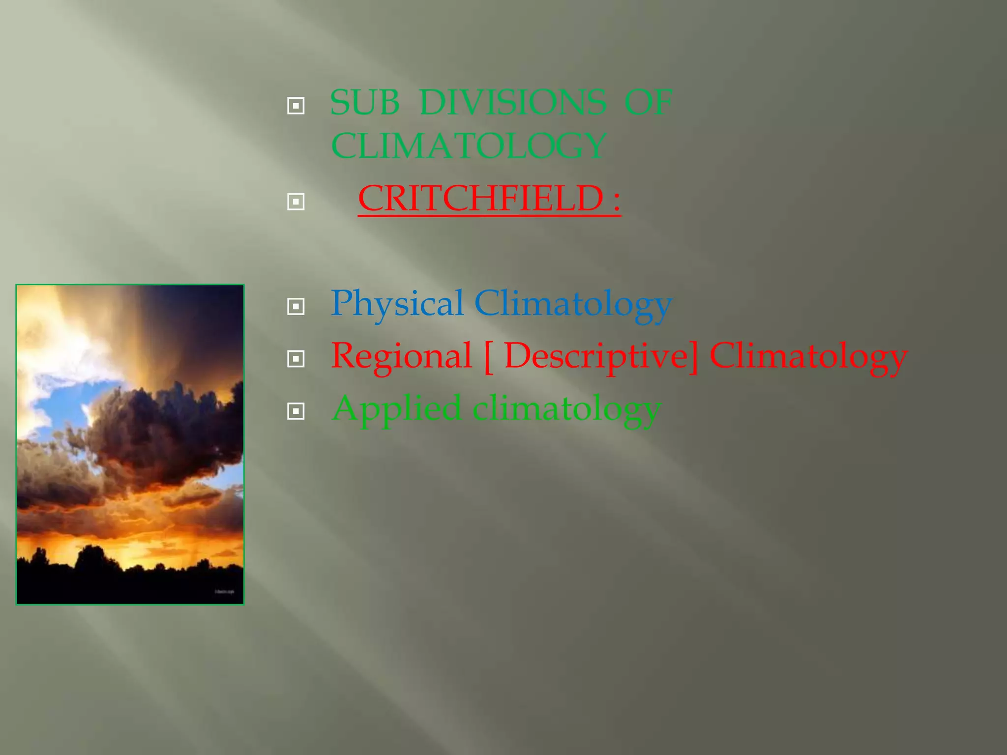 Climatology | PPTX