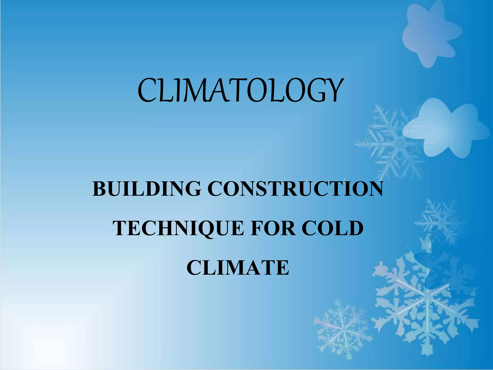 Climatology | PPTX