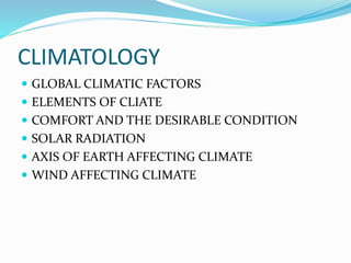 Climatology | PPTX