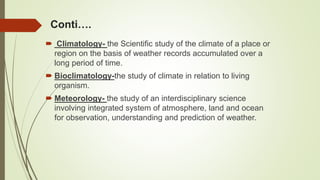 climatology | PPTX