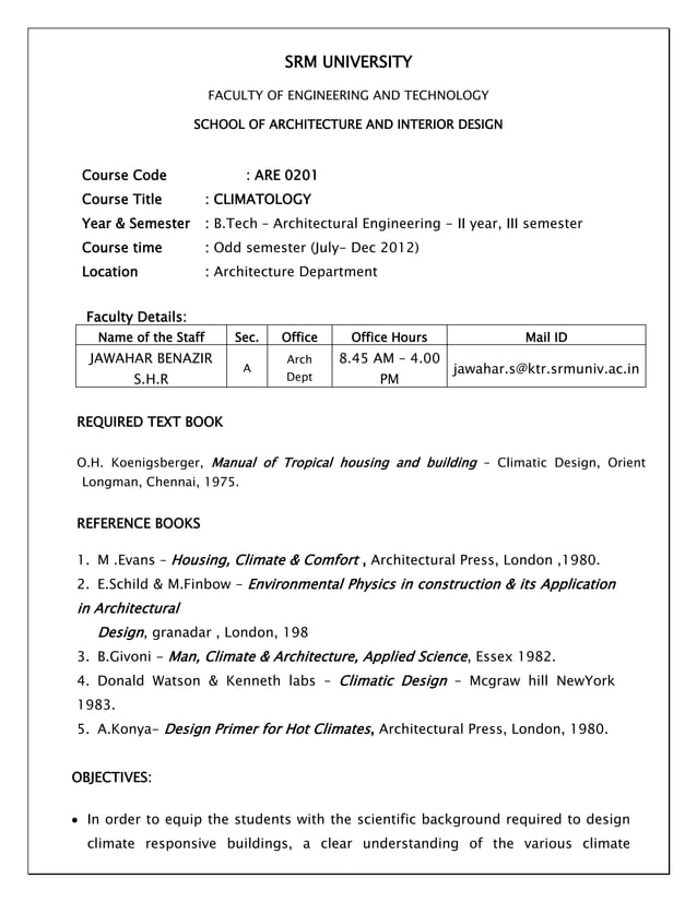 Climatology lesson plan | PDF