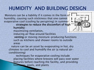 Climatology in architecture | PPTX