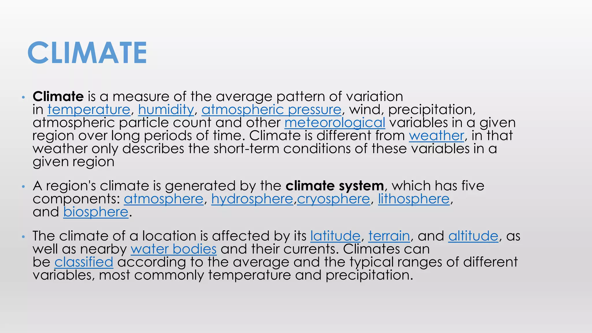 Tropical Climate | PPTX