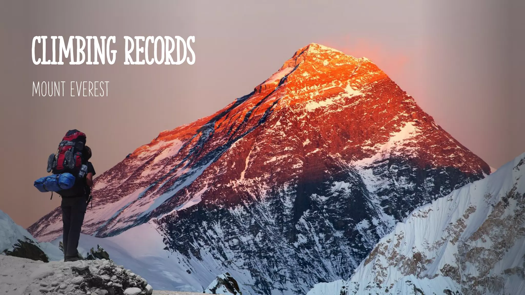 Climbing Records on Mount Everest (8850 m) | PDF