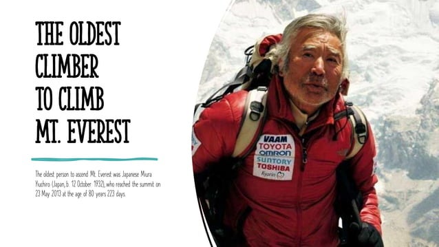 Climbing Records on Mount Everest (8850 m) | PPT