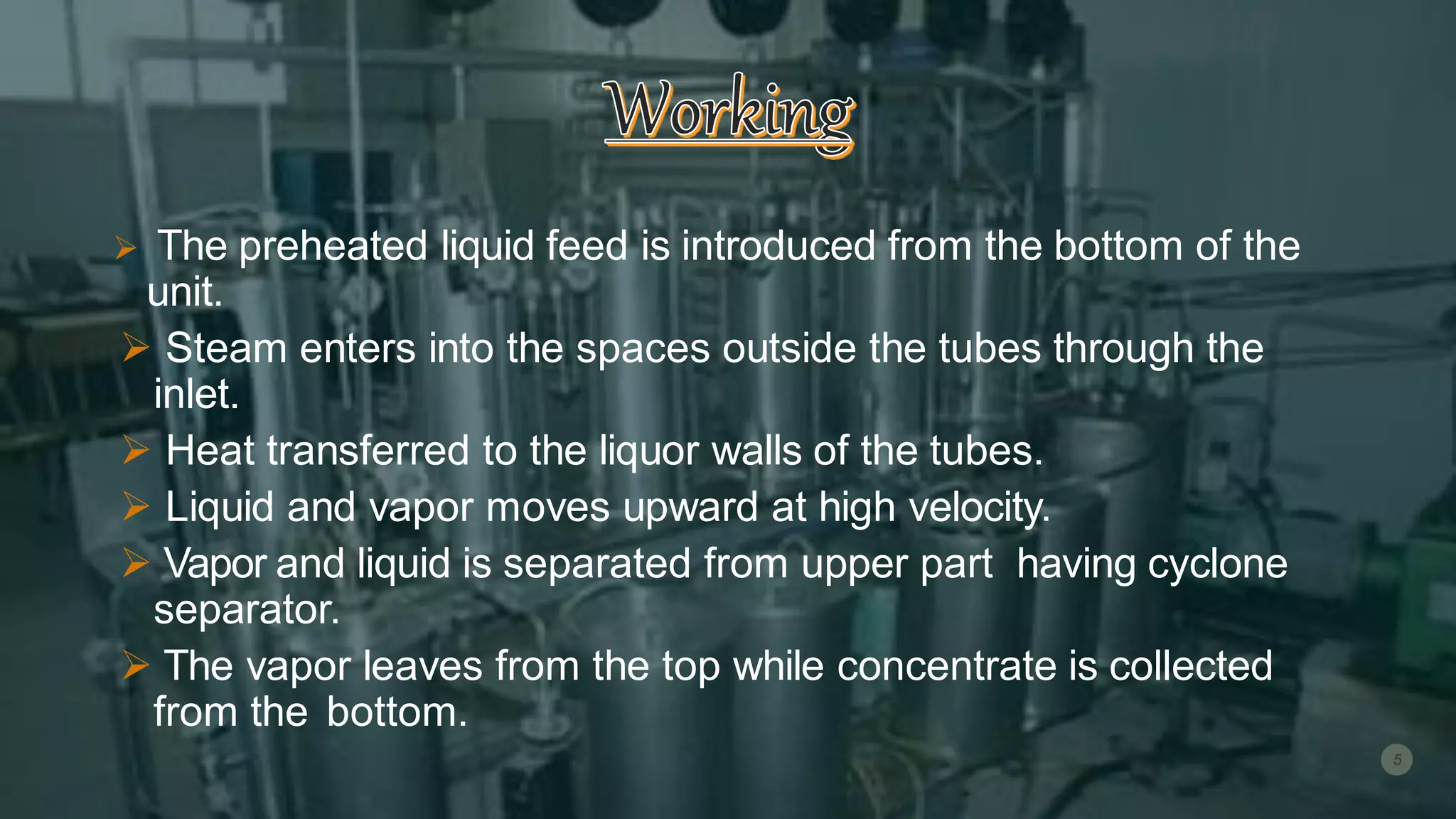 Climbing film evaporator || Pharmaceutical Engineering || Anurag Gupta | PPTX