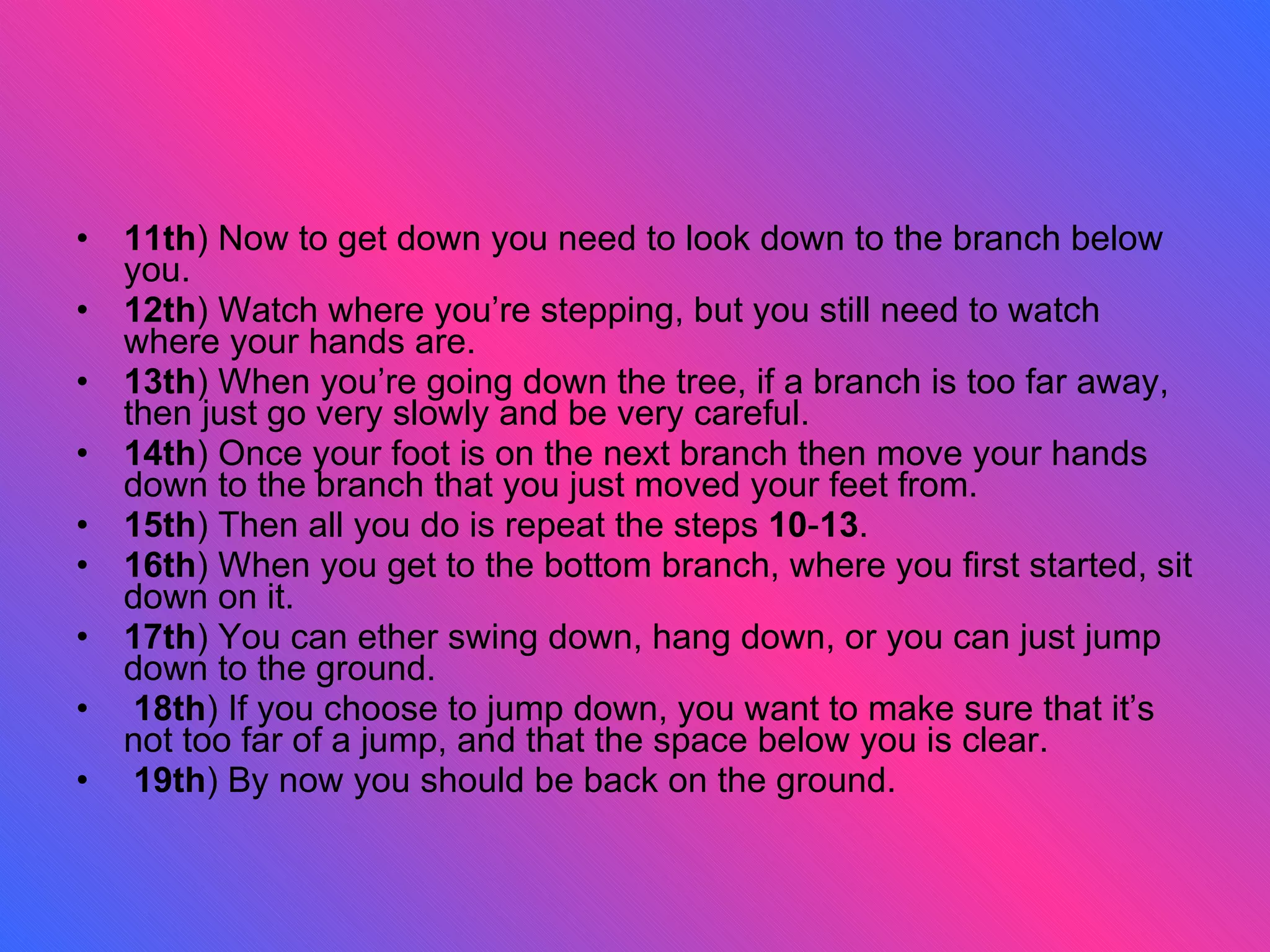 Climbing trees slide show!!! by simonne ouimette | PPT