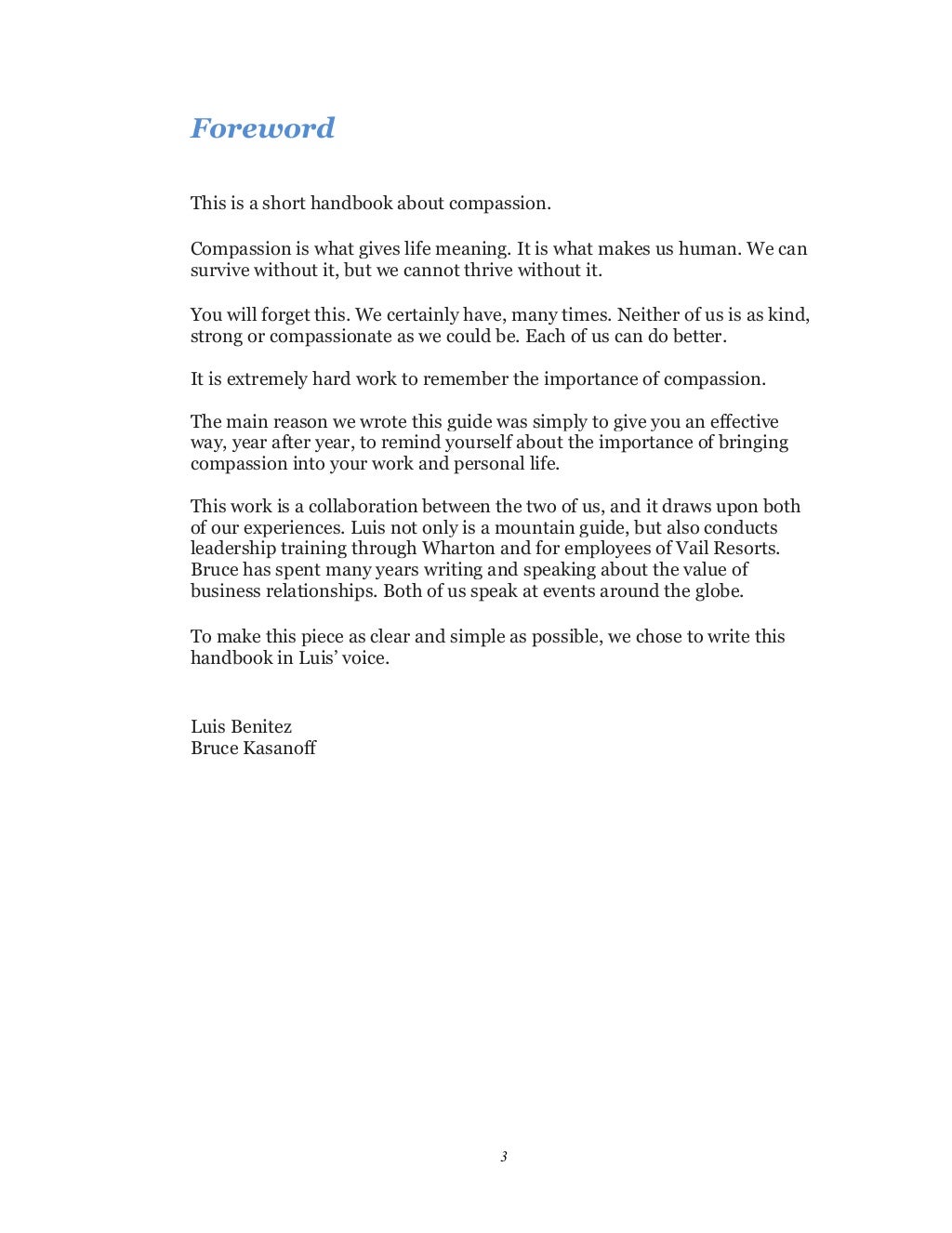 3 Foreword This is a