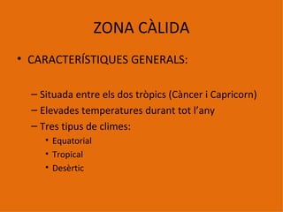 Climes de la terra | PPT