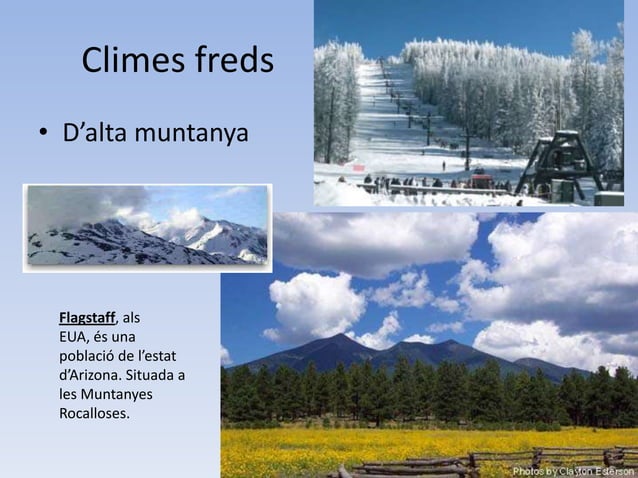 Climes en imatges | PPT