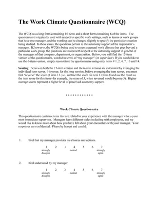 Climfull | DOC | Medical Health