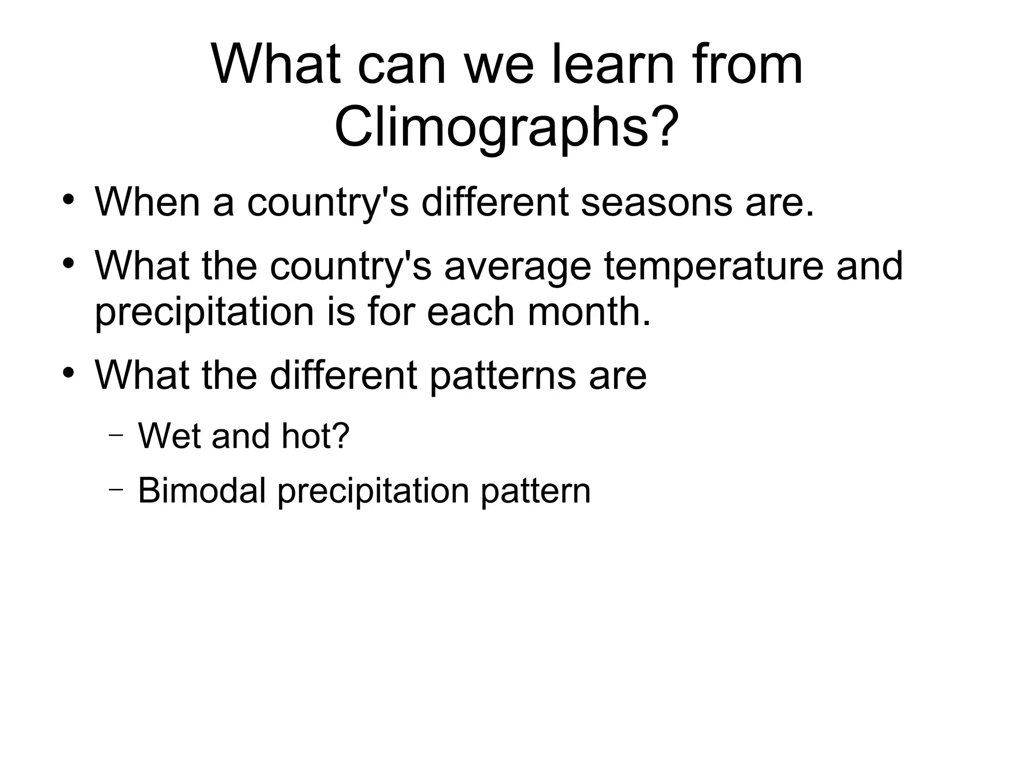 Climographs L2 Geo | PPT
