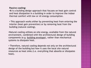 ground cooling or passive earth cooling techniques. | PPTX
