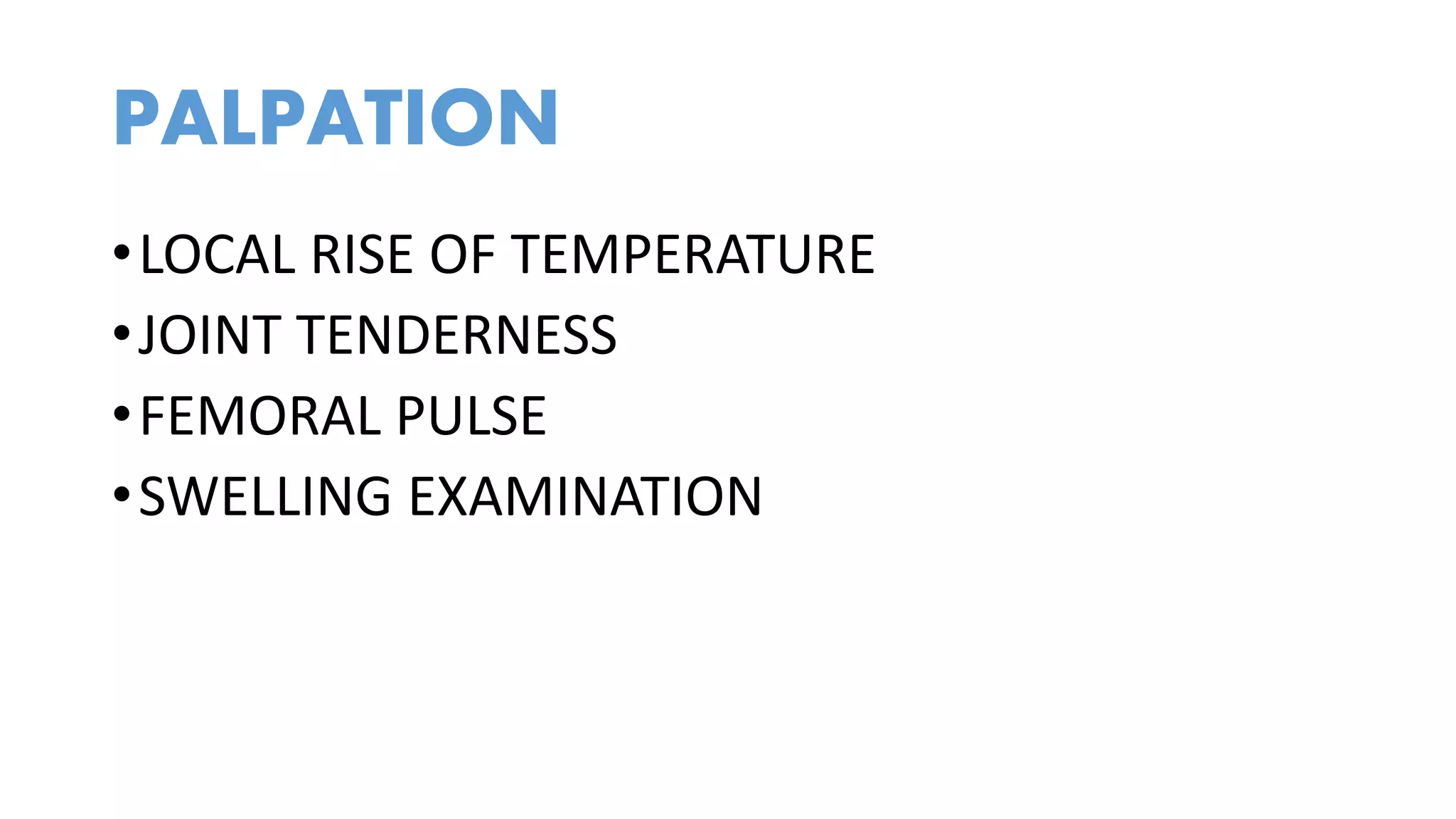 Clinical examination of hip | PPTX