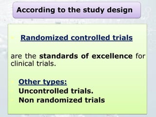 Clinical research (study designs) | PDF