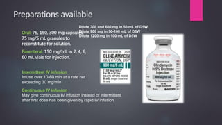 Clindamycin | PPTX
