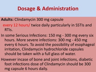 Clindamycin | PPTX