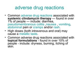 Clindamycine,, | PPT