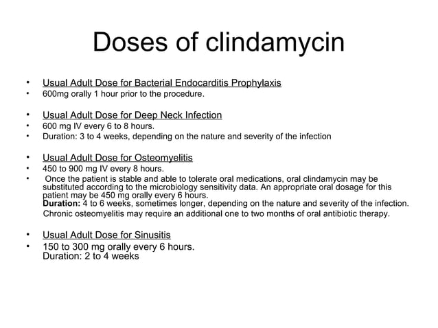 Clindamycine,, | PPT
