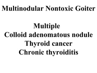 Clinical Diagnosis of Thyroid Disorders | PPT