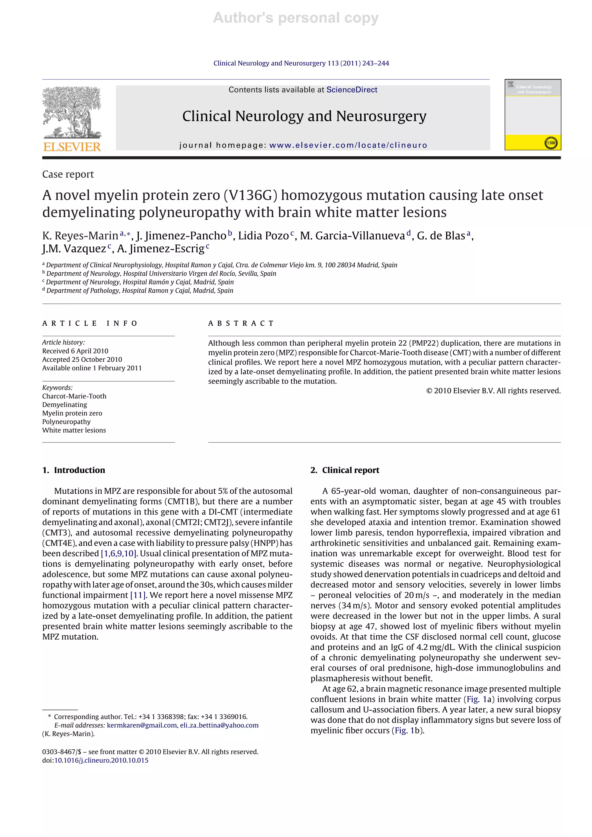 Clinical Neurology And Neurosurgery Pdf
