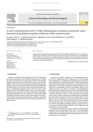 Clinical Neurology and Neurosurgery | PDF