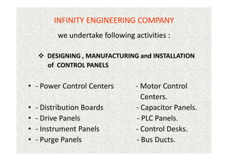 Infinity Engineering Co., Pune, Electrical Products | PDF
