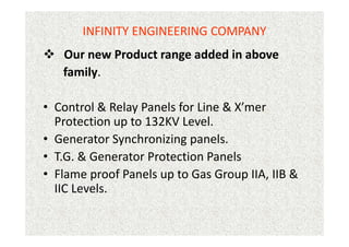 Infinity Engineering Co., Pune, Electrical Products | PDF
